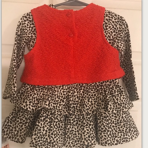 Rare Editions | Dresses | Rare Editions Animal Print Girls Ruffles ...